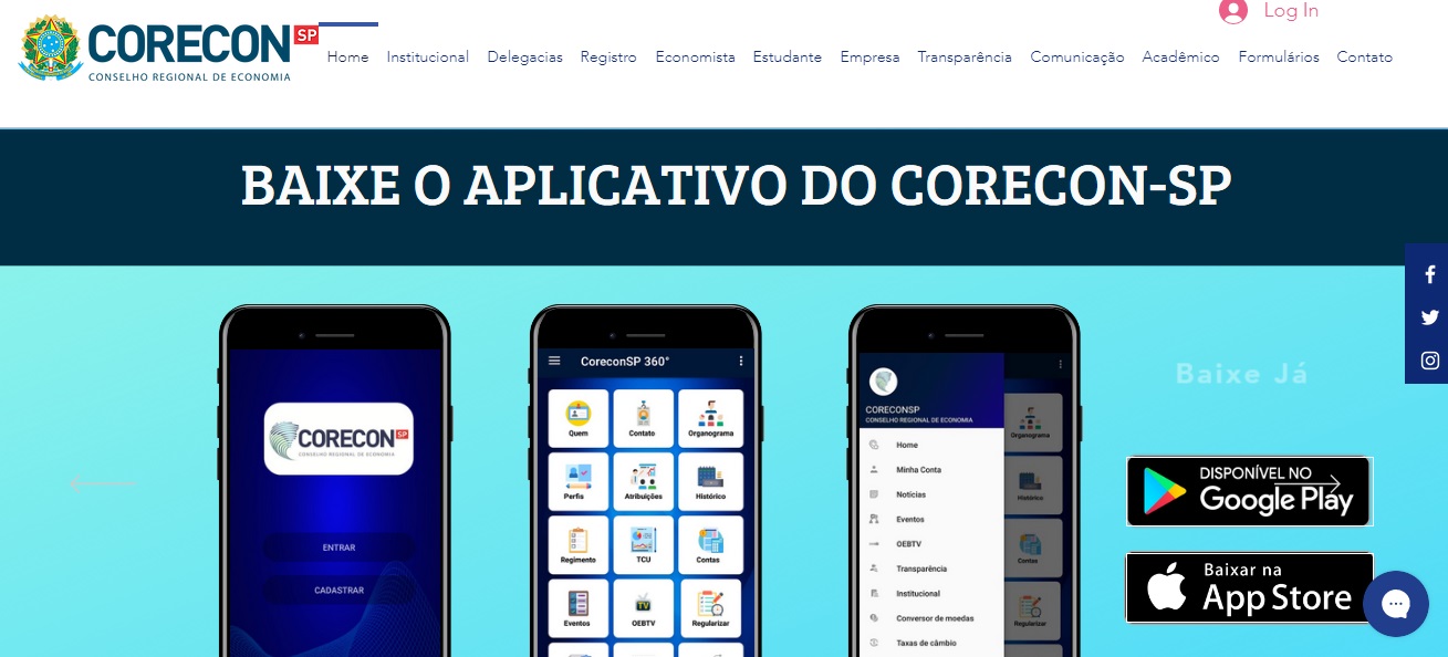 Novo site e aplicativo do Corecon-SP já estão no ar – Conselho Federal de Economia – COFECON